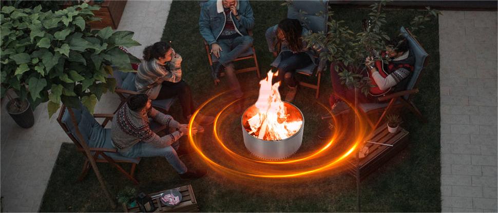 GARVEE Smokeless Fire Pit Sets