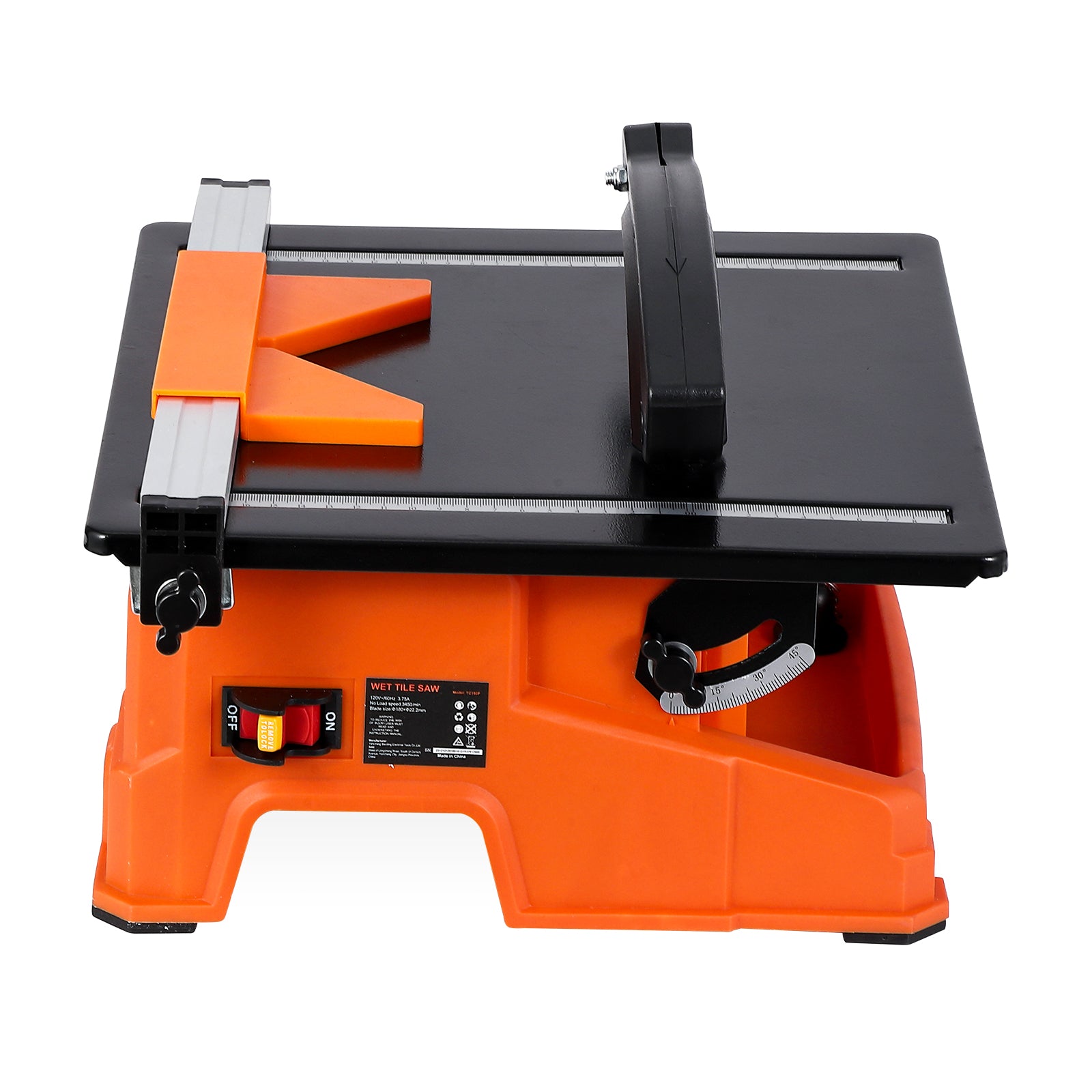 GARVEE 7 Inch Wet Tile Saw With 6500 RPM Pure Copper Motor, Adjustable ...