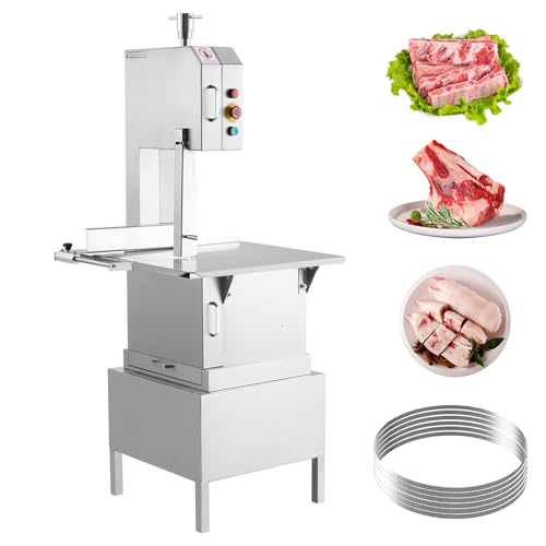 GARVEE Commercial Electric Meat Saw - Versatile for Indoor and Outdoor Use