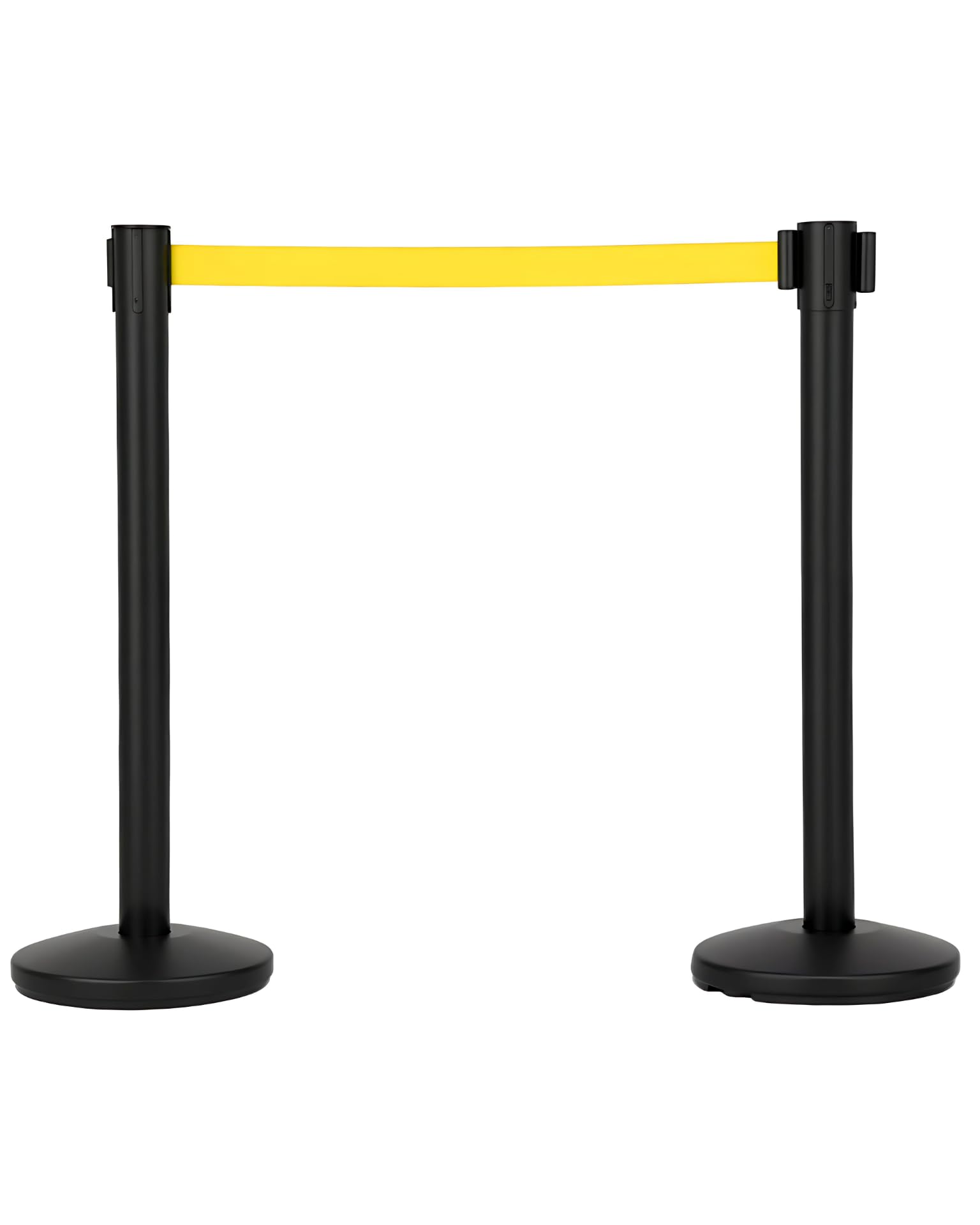 Garvee Crowd Control Stanchion Set 2 Pack with Retractable Belt, Heavy