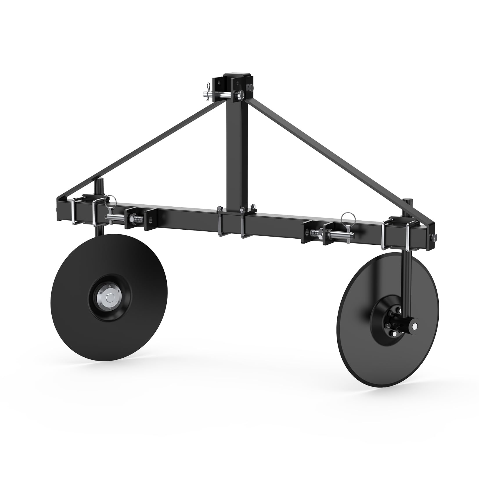 Garvee 48" Adjustable Disc Bedder, Heavy Duty Garden Disc Plow Compati
