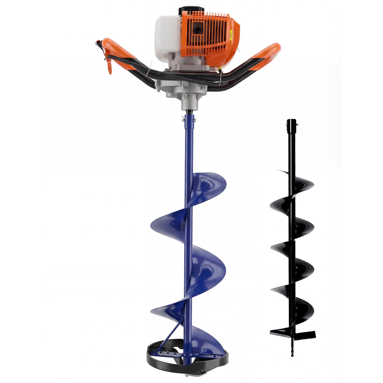 Garvee 2-in-1 Gas Powered 52CC 2-Stroke Ice Auger & Earth Auger Kit wi