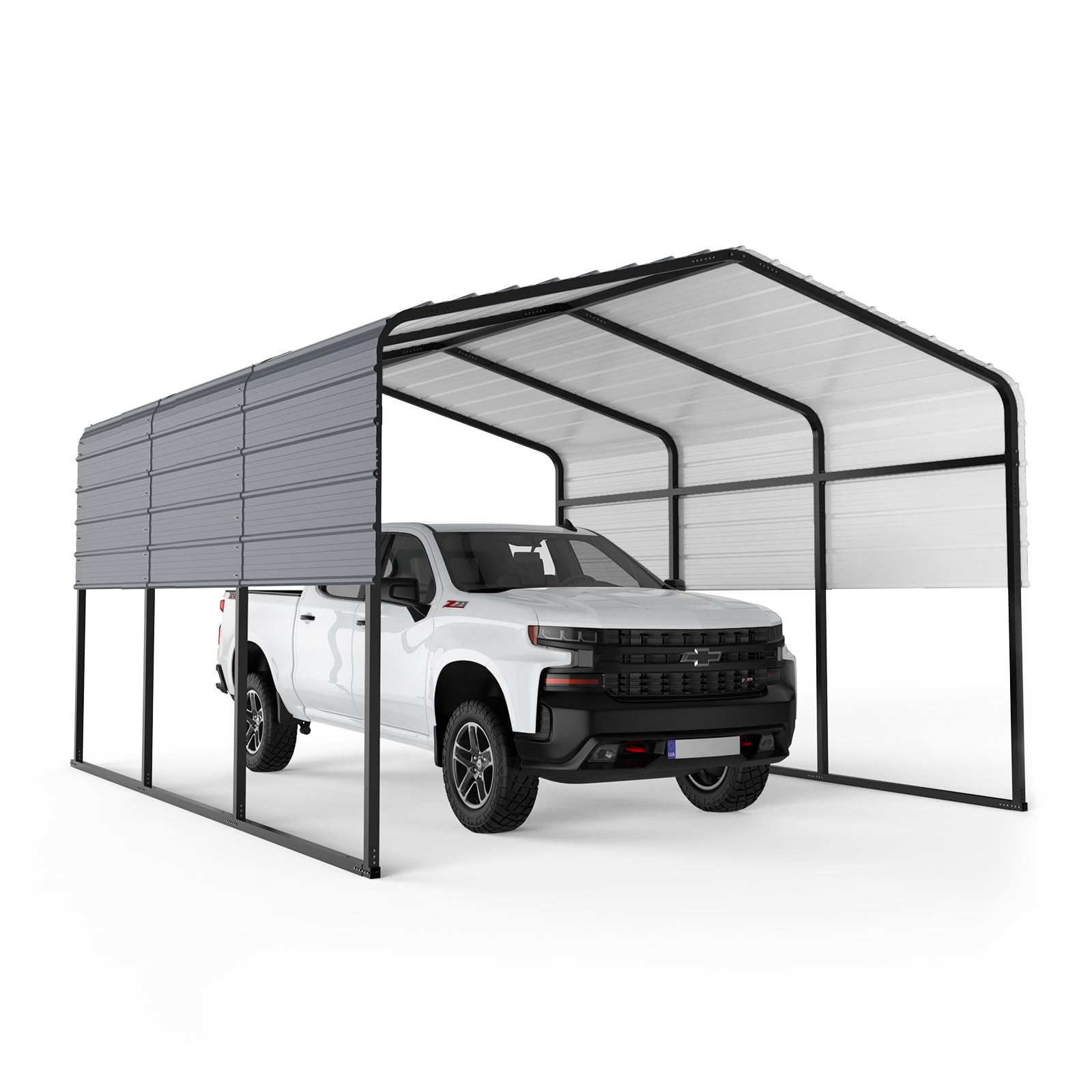 GARVEE 13'x16' Metal Carport - Durable & Waterproof Shelter