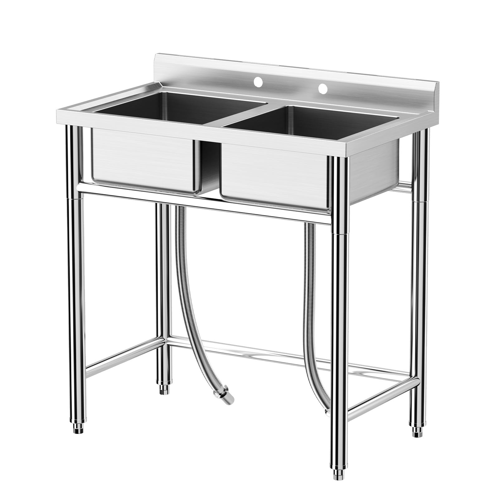 GARVEE Stainless Steel Utility Sink - Versatile for Indoor and Outdoor Use