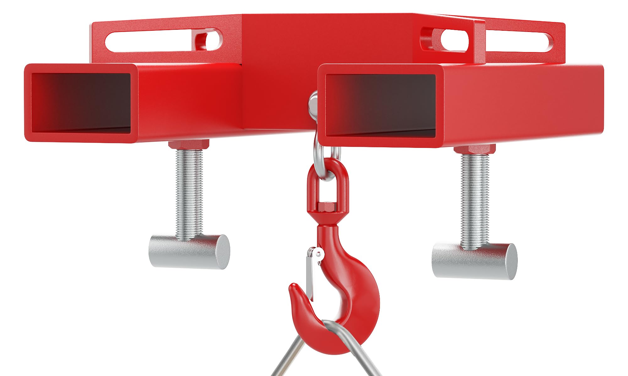 6600 lbs Forklift Lifting Hook with Swivel & T-Bolts