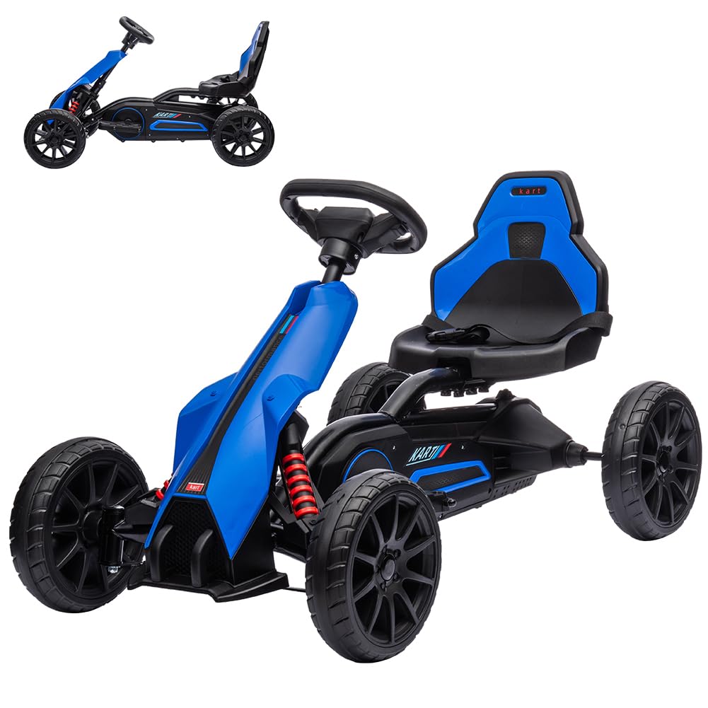 GARVEE 12V Electric Go Kart for Kids,7Ah Battery Powered Car for Toddl