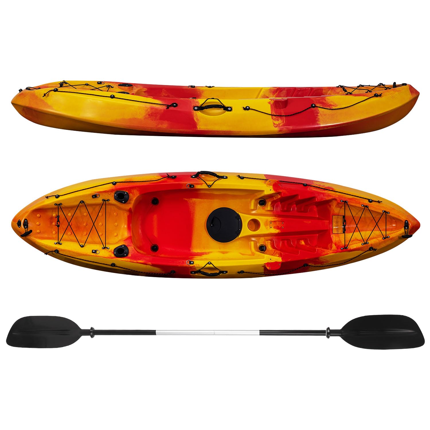 GARVEE Fishing Kayak - Versatile 9.4FT Hard Shell Kayak for Outdoor ...