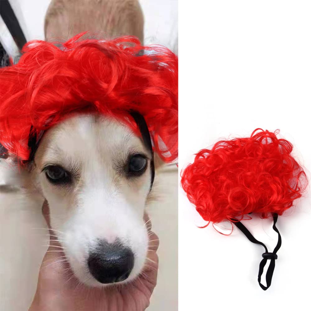 GARVEE Pet Wigs for Dogs and Cats - Fun Headdresses for Holidays