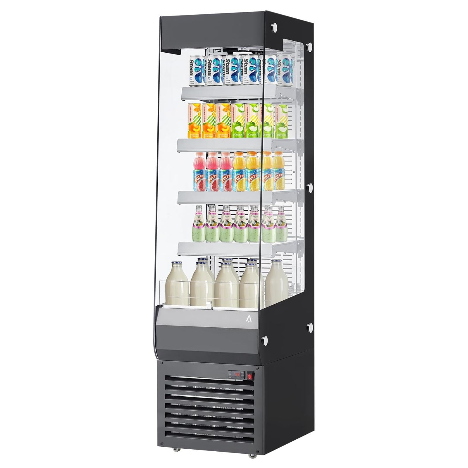 Garvee 7.77 Cu.Ft. Commercial Upright Display Fridge with LED
