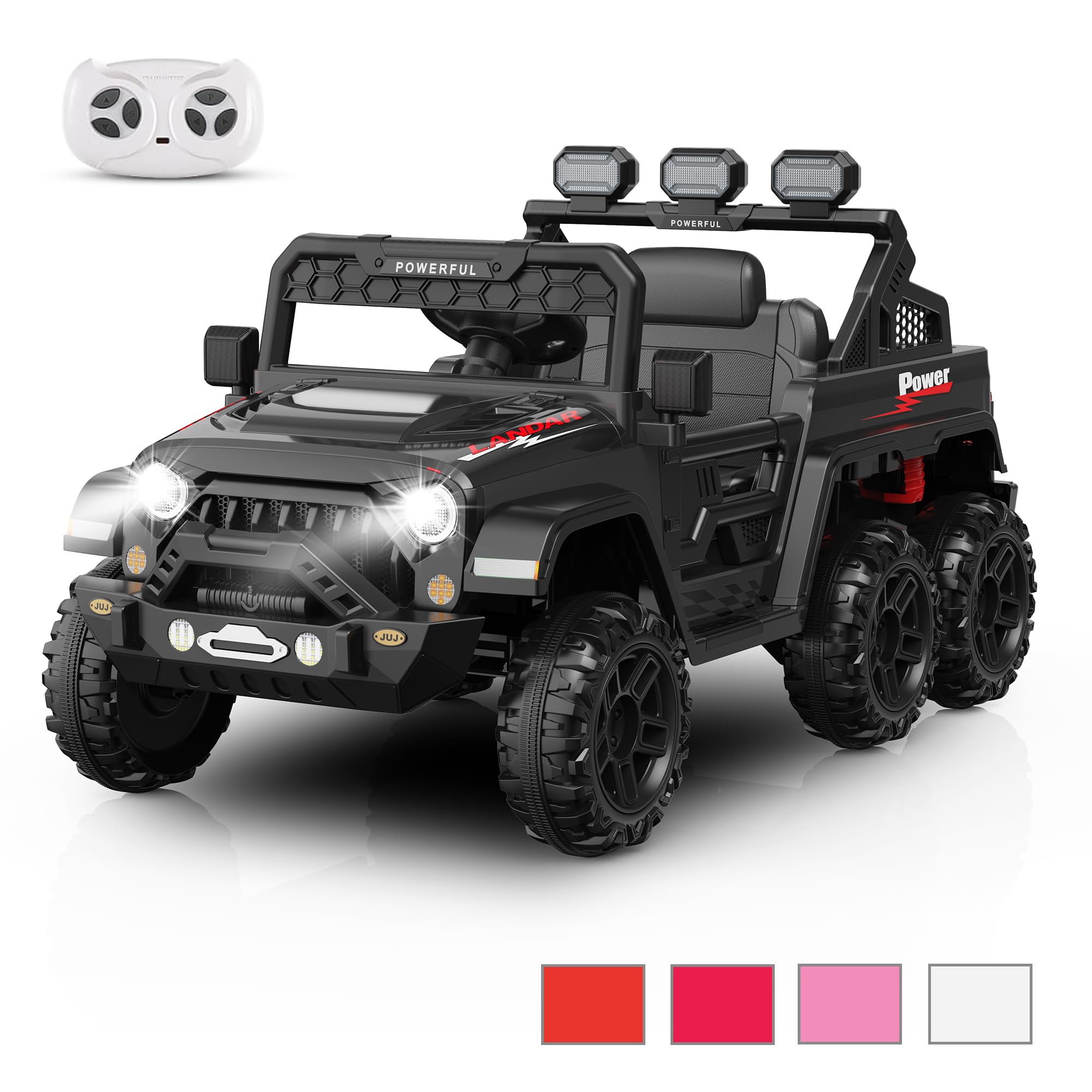 GARVEE 24V 4WD Ride on Car for Kids - Versatile Fun for Ages 3-8