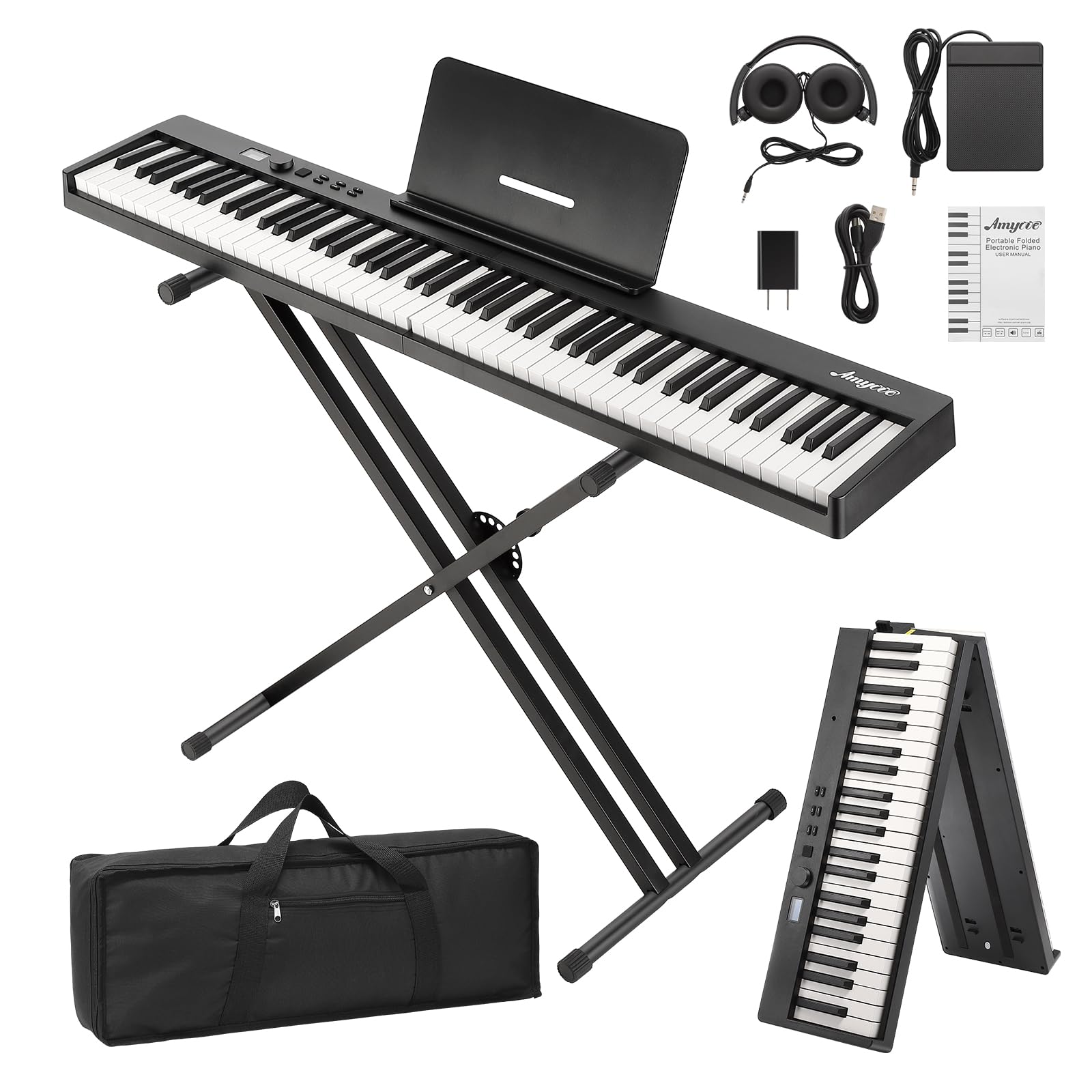 Electric Keyboard And Stand