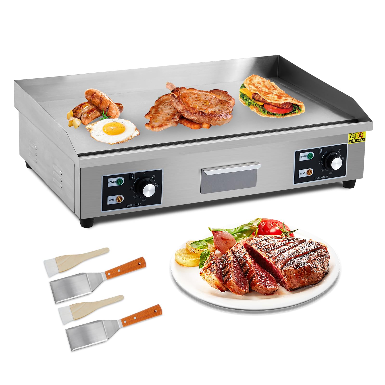 GARVEE 29 Inch Commercial Electric Griddle for Versatile Cooking