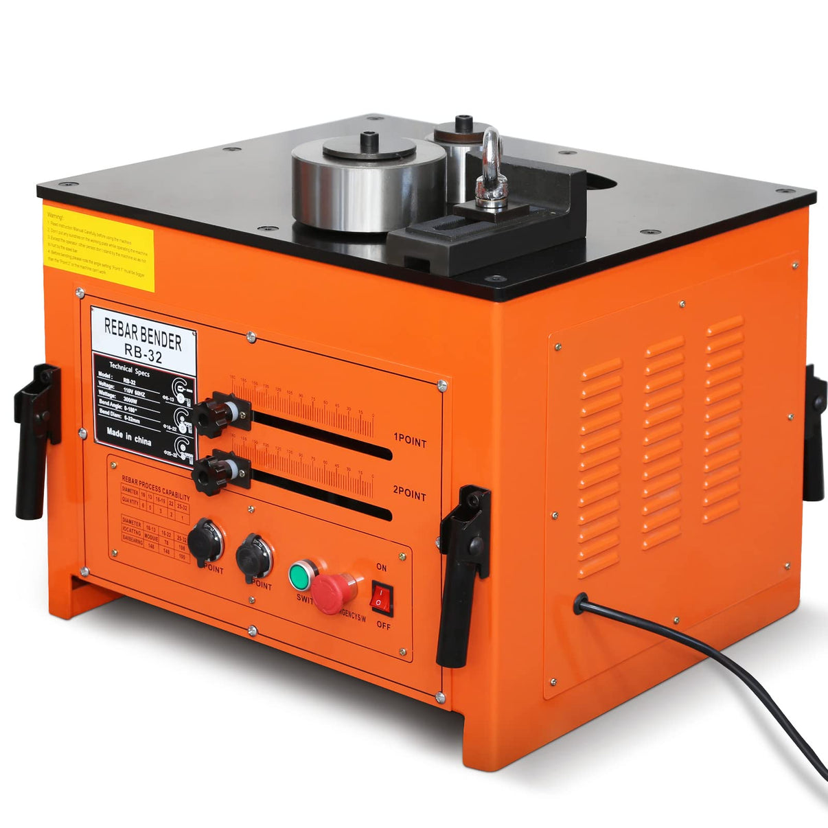 3000W 1.3 Inch Electric Bender, Cuts & Bends 0-180°