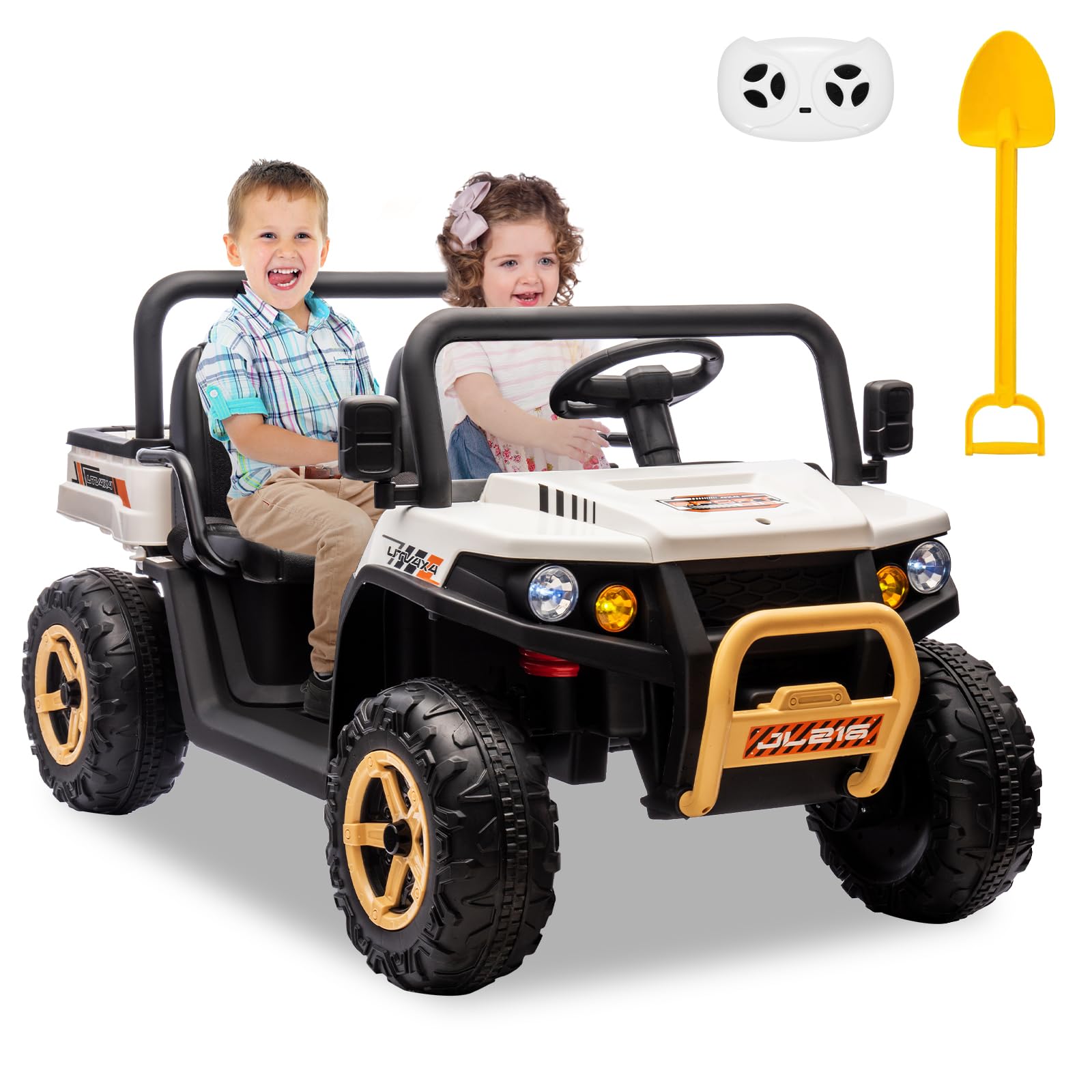 GARVEE 24V 2 Seater Ride On Dump Truck for Kids