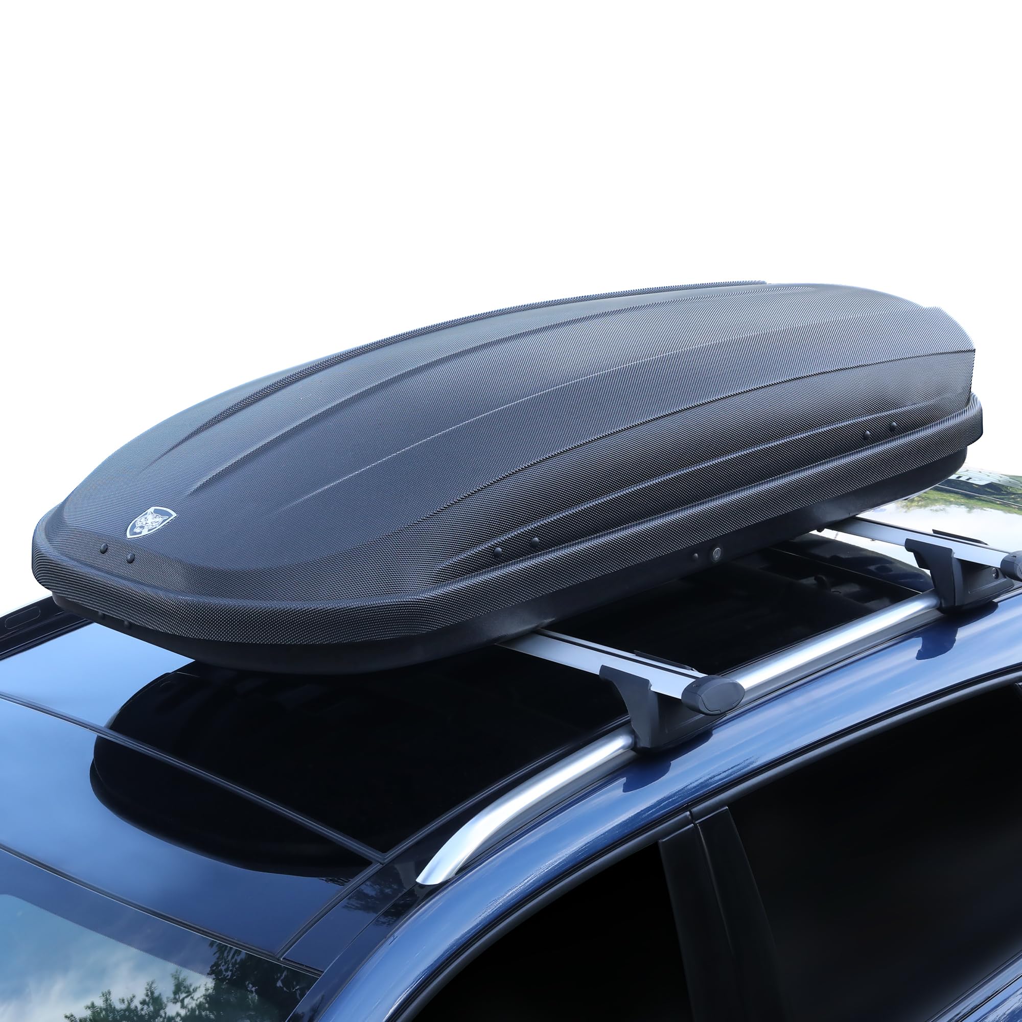 Garvee Rooftop Cargo Box Carrier, 12 Cubic Feet, Dual-Side Opening, 165 ...