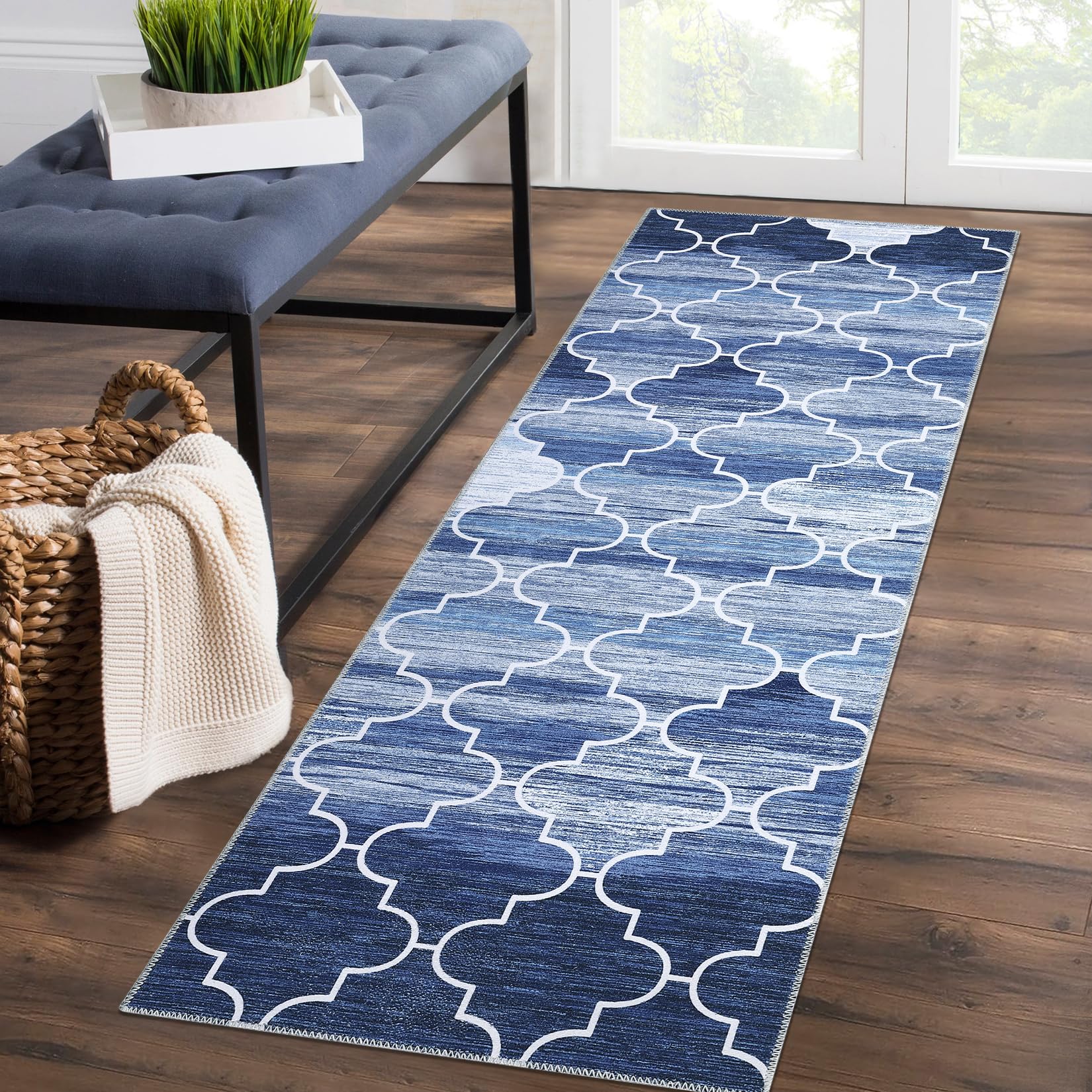 GARVEE Runner Rug - Stylish, Washable, Non-Slip, Stain Resistant