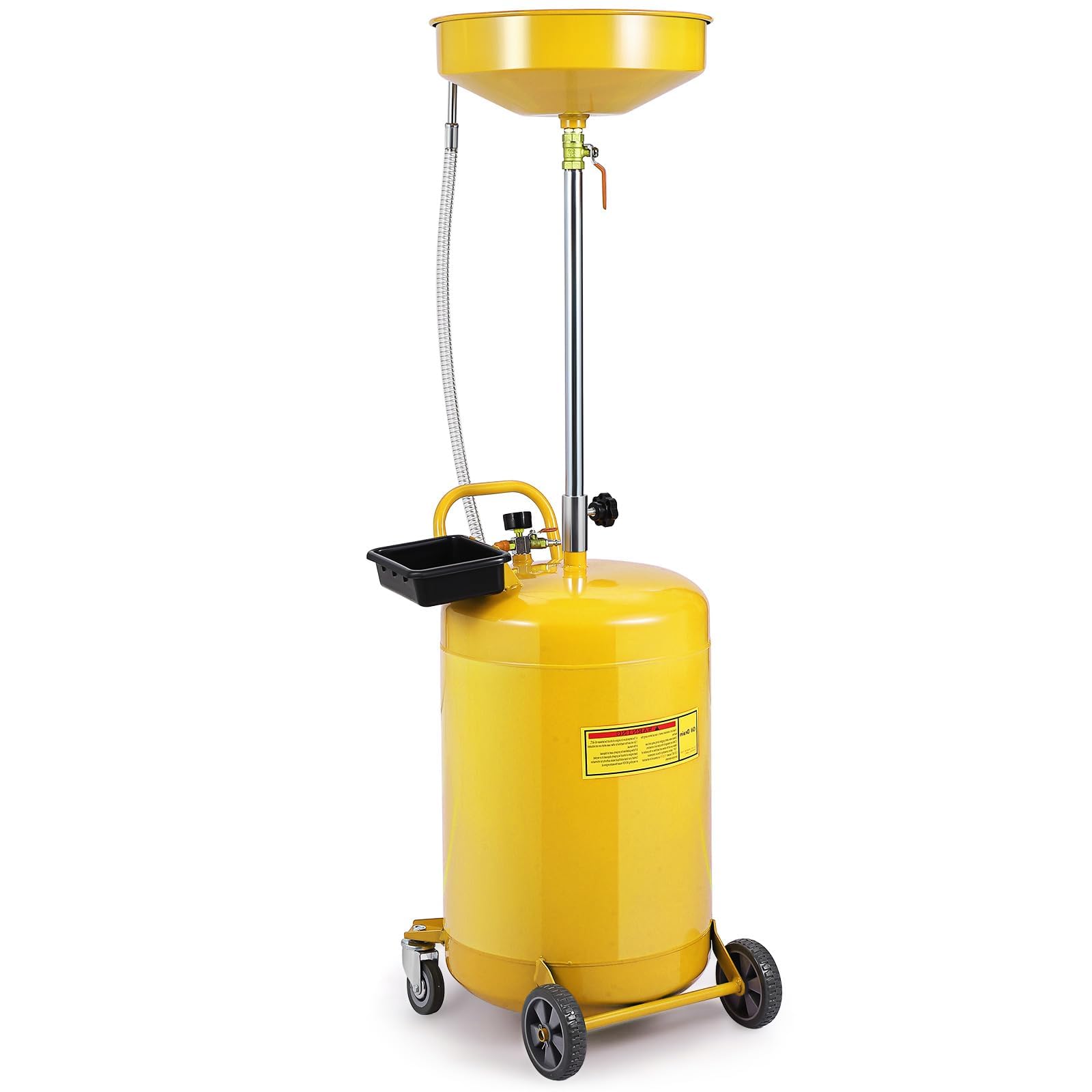 Garvee 20 Gallon Waste Oil Drain Tank Portable Air-Operated Adjustable ...