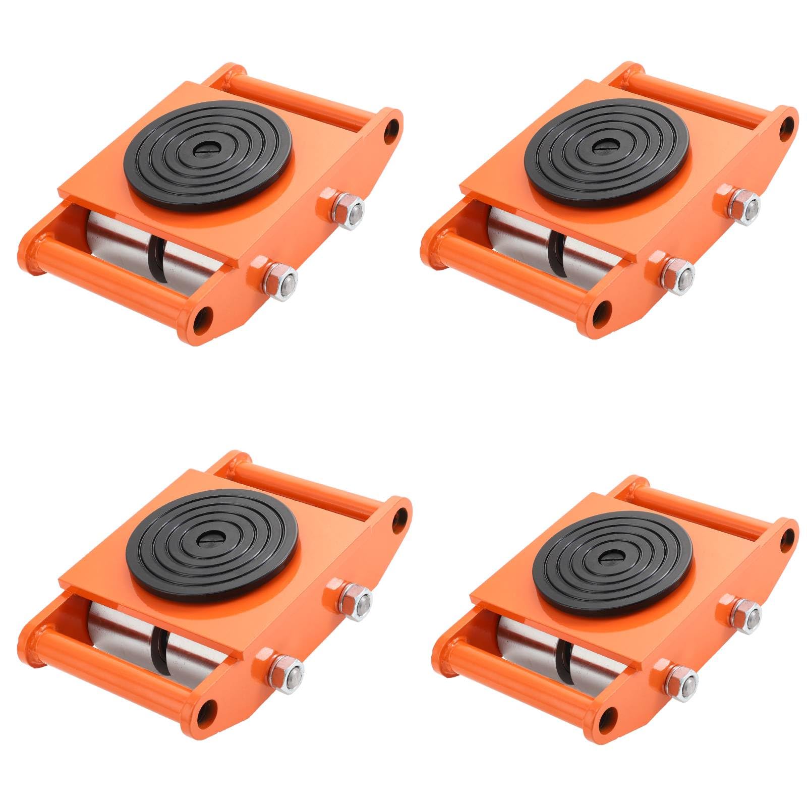 Garvee Heavy Duty Industrial Skate Dolly 12 Ton Load Capacity Carbon ...