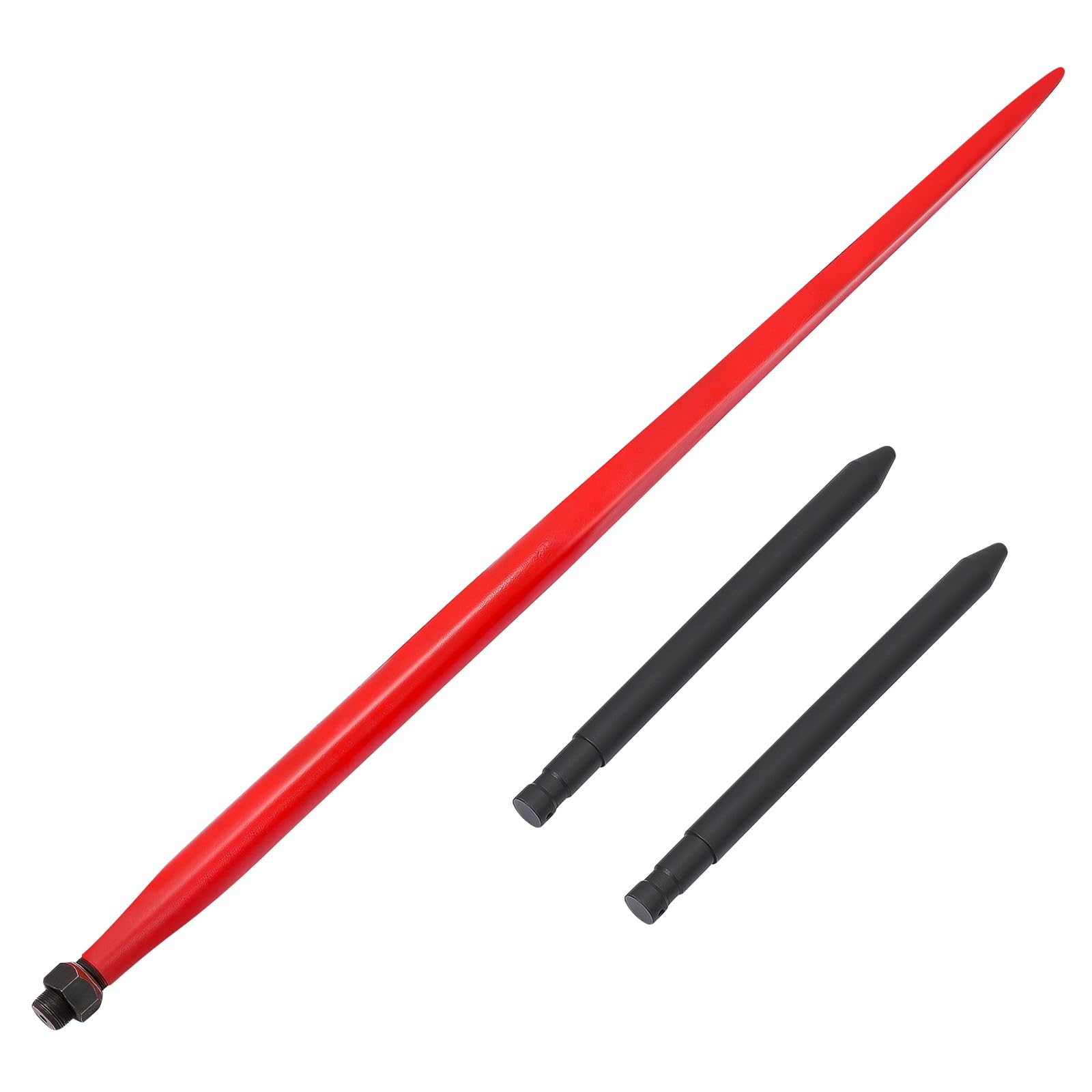 Garvee Hay Spear 49" 4000 lbs Capacity Quick Attach Steel Bale Spike ...