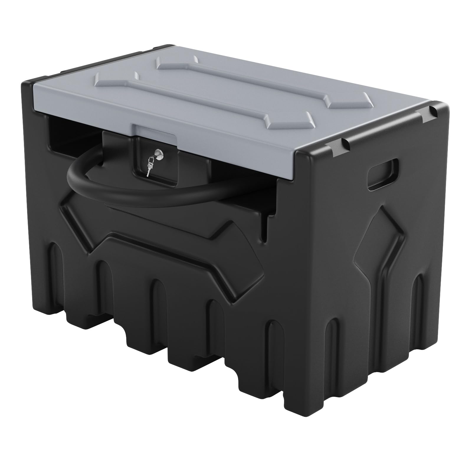 52 Gallon Portable Diesel Fuel Tank with 12V Electric Pump, Auto Shut ...
