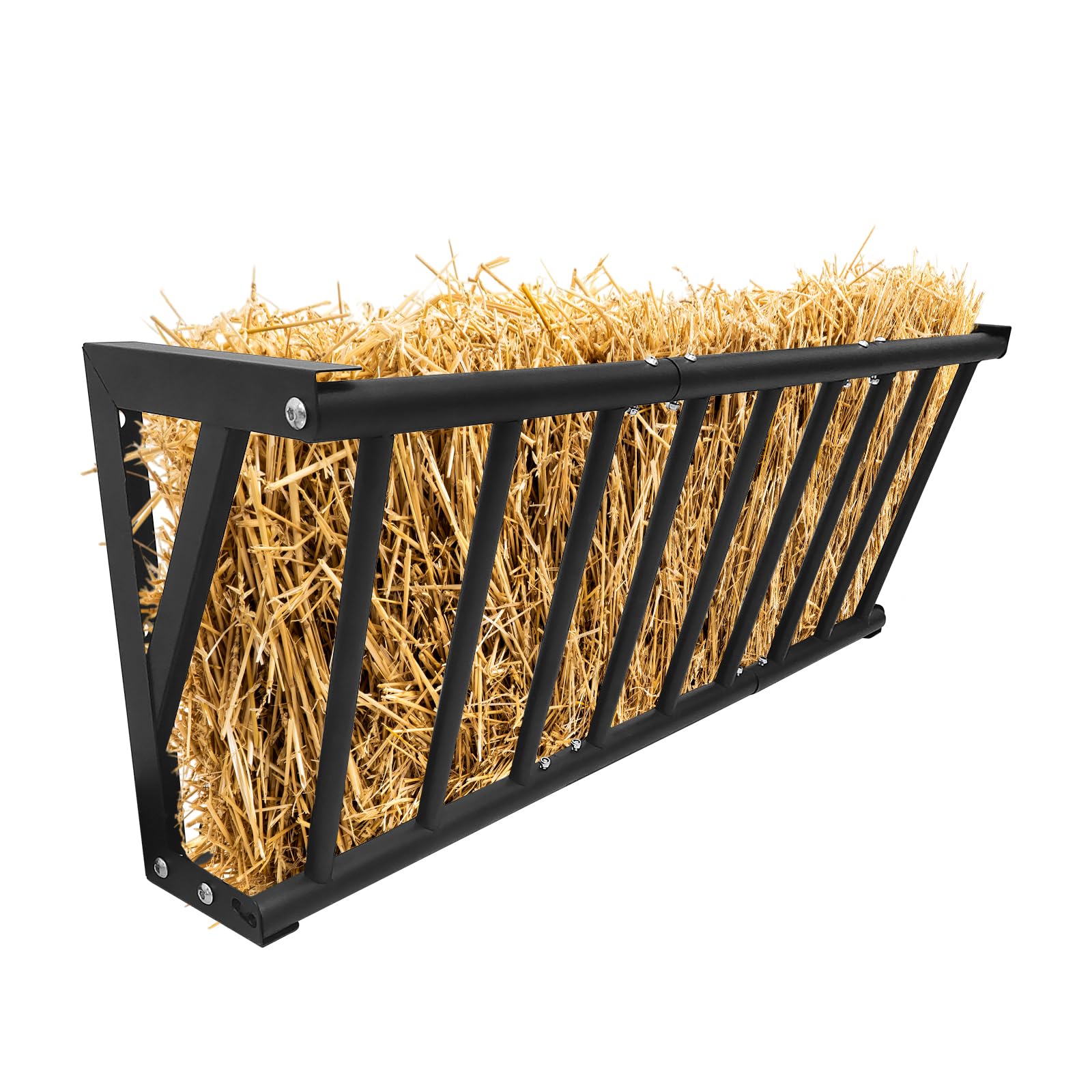 Garvee Wall Mount Hay Rack Livestock Feeder Heavy Duty Carbon Steel 40 ...