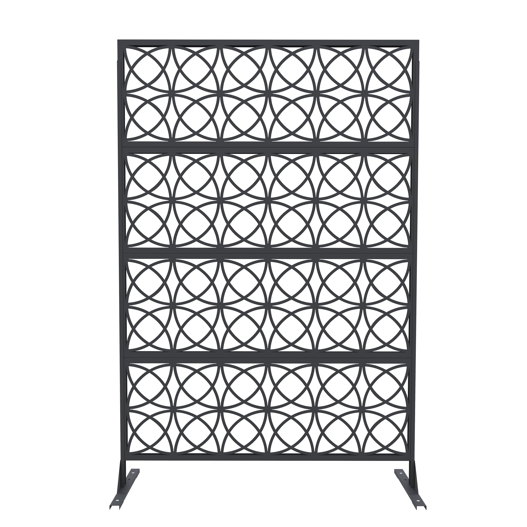 Garvee 70" Metal Privacy Screen Panel Rustproof Weather-Resistant ...