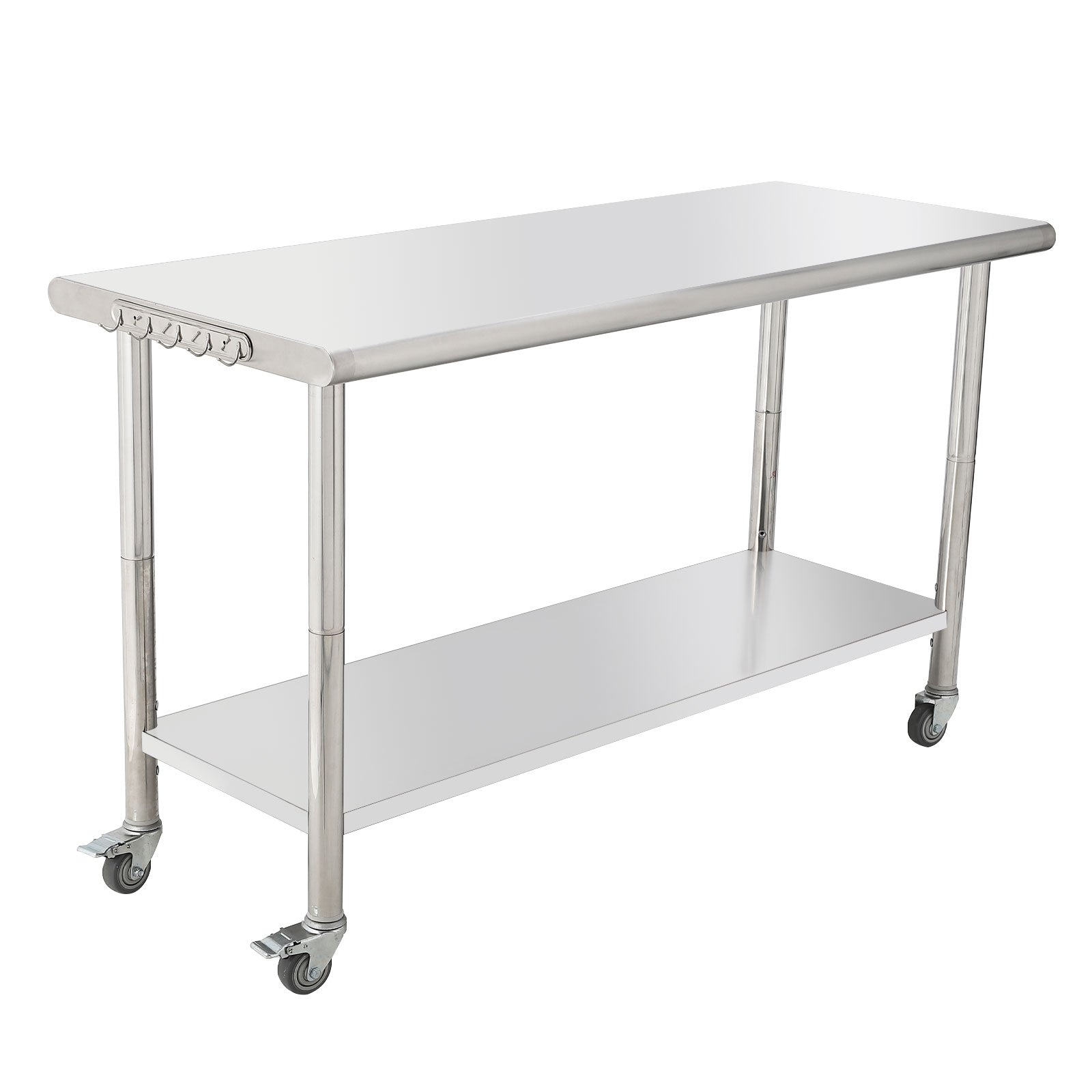 Garvee 60"L x 24"W x 35"H Stainless Steel Prep Table Metal Work Table