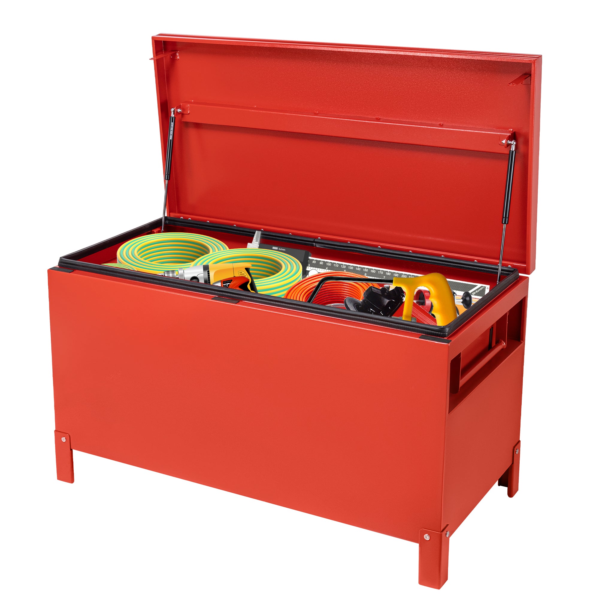 Garvee Jobsite Tool Box, Jobsite Tool Chest Storage Cabinet Industrial