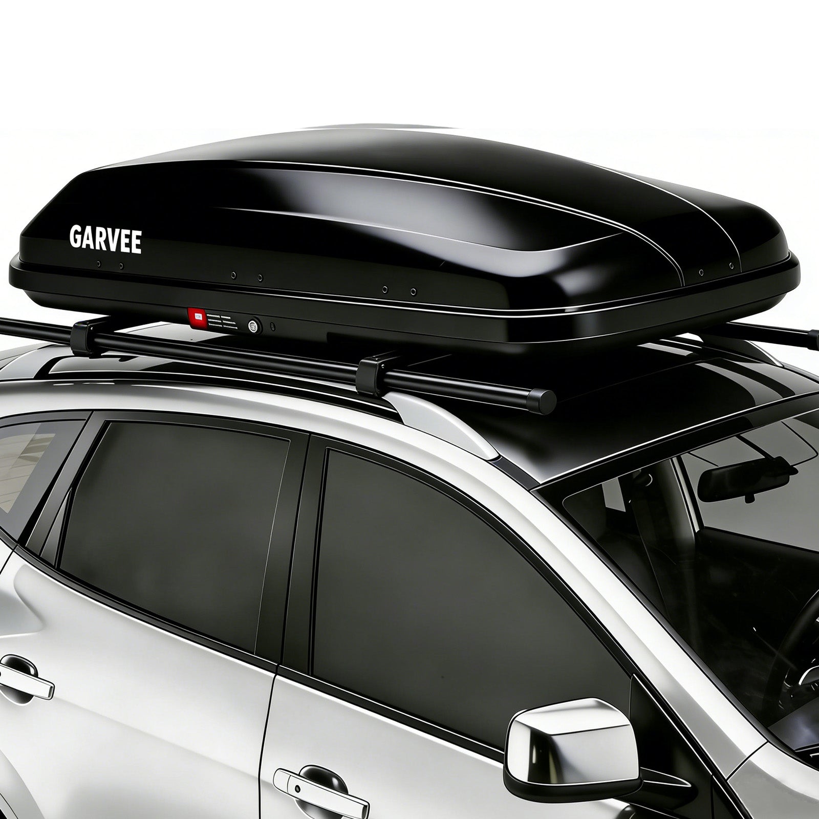 Garvee 62 Inch Rooftop Cargo Box Carrier Hard Shell Roof Rack Cargo Ca