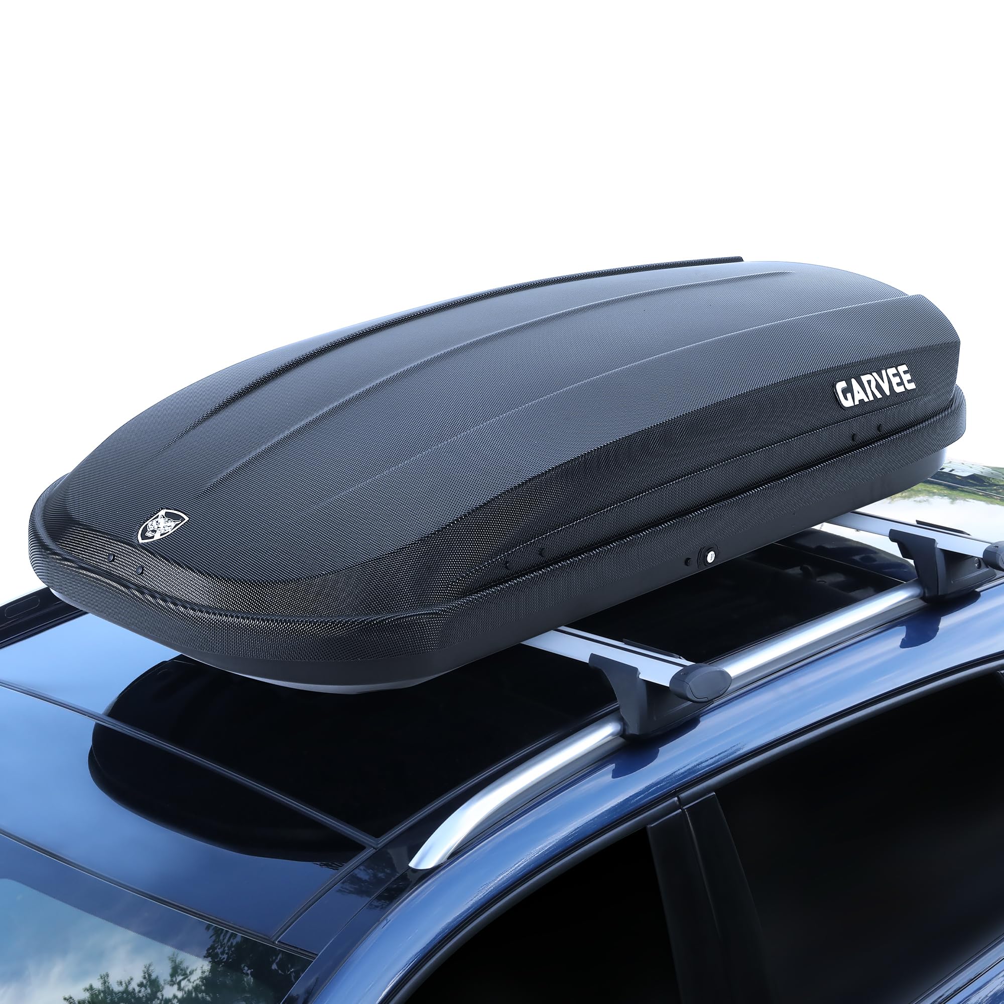 Garvee Rooftop Cargo Box Carrier, Dual-Side Opening, 165Lbs Capacity ...