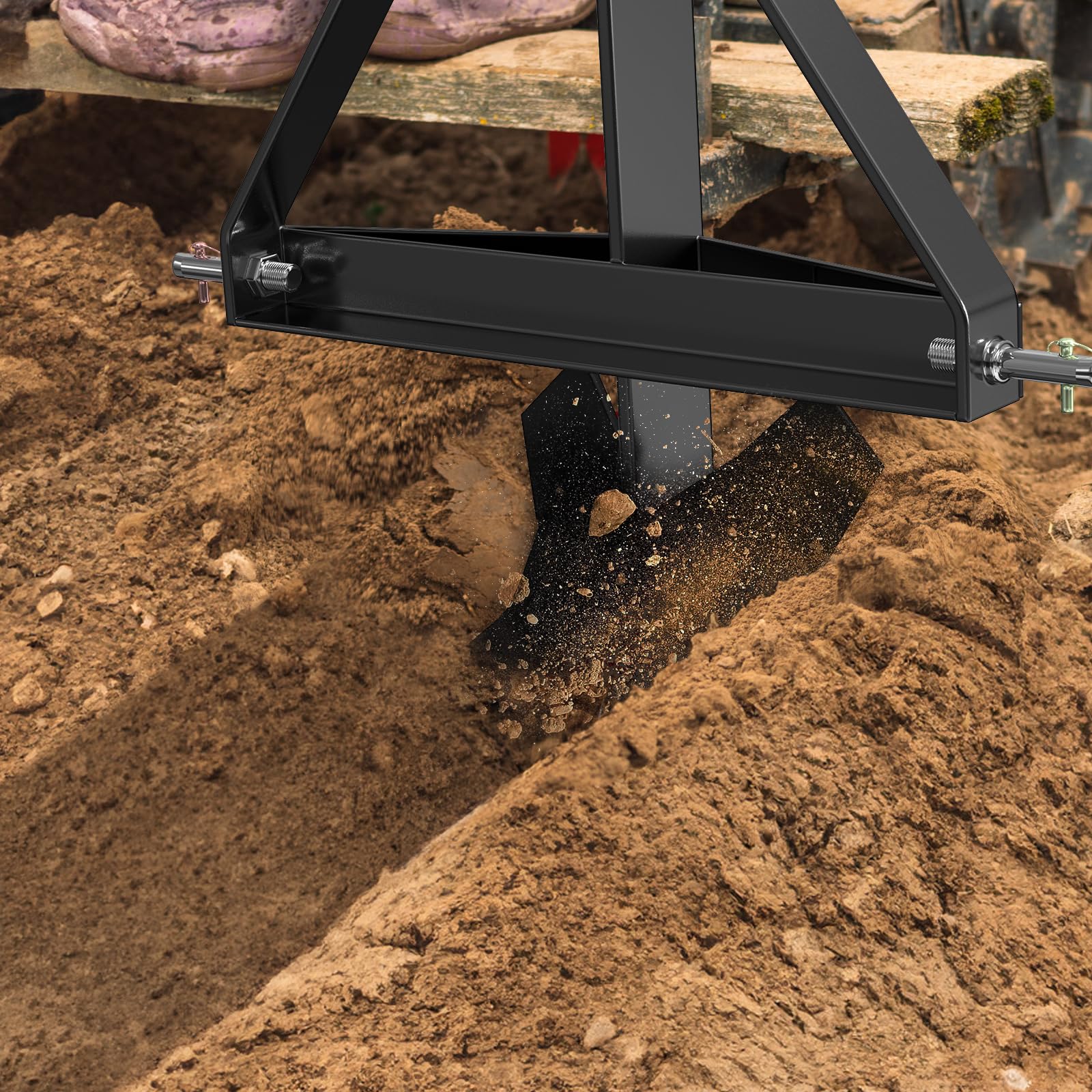 GARVEE Middle Buster - Heavy Duty 3-Point Hitch Plow for Versatile Soil ...