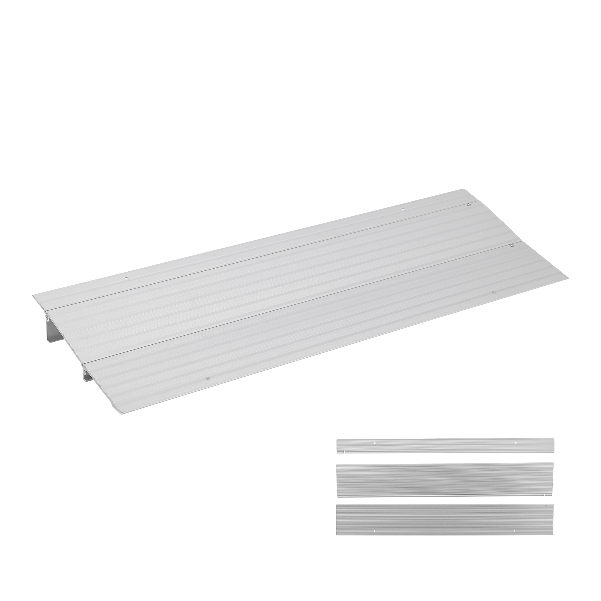 Garvee 2" Aluminum Threshold Ramp for Doorways, 700 lbs Capacity, Adju